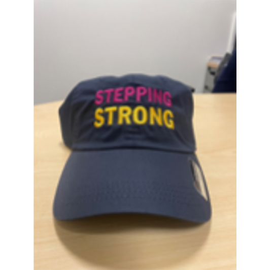 Navy Stepping Strong Logo Baseball Hat